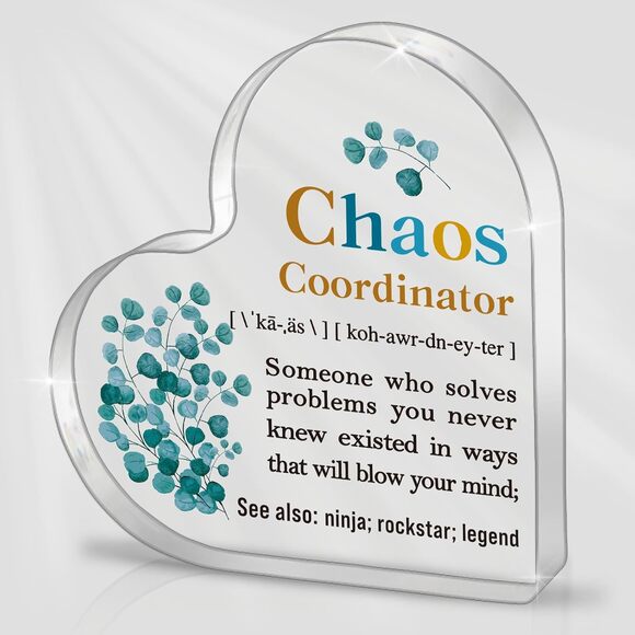 None and/or Unknown | Office | Chaos Coordinator Appreciation Gifts For ...